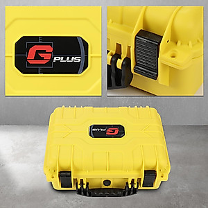 G-PLUS Graded Card Storage Box Compatible with BGS PSA SGC FGS Weatherproof Graded Sports Trading Cards(Large, Orange & Yellow)