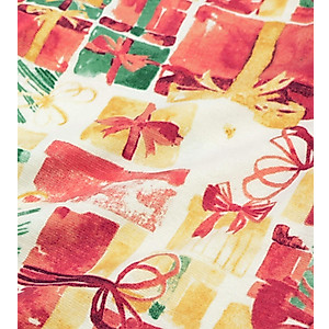 Burt's Bees Baby Baby 1-Piece Family Jammies Matching Holiday Organic Cotton Pajamas, All Wrapped Up, 12 Months