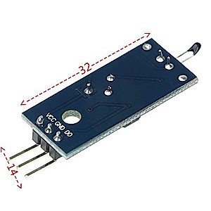 Ardest Digital High Sensitivity NTC Thermal Thermistor Sensor Module for Arduino DIY Kit MCU Robot