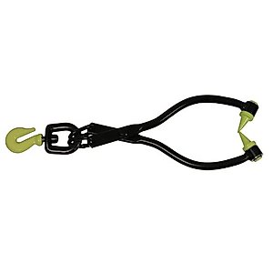 Timber Tuff TMW-02SS 20 Inch Swivel Grab Skidding Tongs, Black