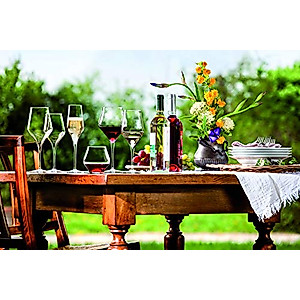 Luigi Bormioli Supermo 22 oz Burgundy Red Wine Glasses, 2 Count (Pack of 1), Clear