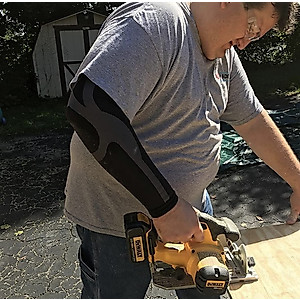 Enhanced Graduated Compression Arm Sleeve For Men Women - Basketball, Baseball, Football, Sports - Medical Sleeve, Tennis Elbow Pain, Bicep Compression, Recovery, Circulation, Lymphedema Sleeve