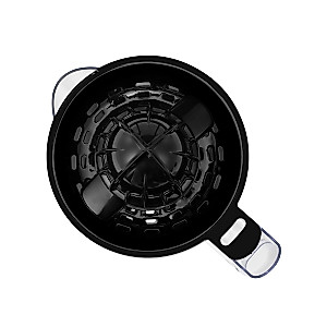 Holstein Housewares 27-oz Electric Citrus Juicer, Black/Stainless Steel - Ideal for Freshly Squeezed Orange, Lemon, Grapefruit Juices for Breakfast or Drinks