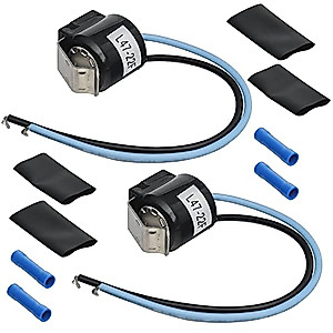 2 - PACK 5303918214 Refrigerator Defrost Thermostat by Seentech- Exact use for Frigidaire Kenmore Electrolux - Replace Part Number AP2150145 PS469522 AH469522 EA469522, 75303918214, 892545