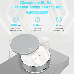 UrbanX X7 Sports Wireless Earbuds 5.0 IPX5 Waterproof Touch Control True Wireless Earbuds with Mic Earphones in-Ear Deep Bass Built-in Mic Bluetooth Headphones for Xiaomi Redmi Note 10 Pro Max