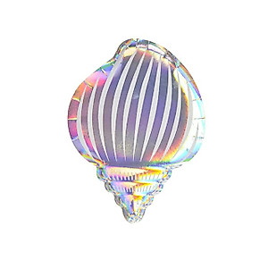 104 Pieces Mermaid Party Tableware Supplies Kit,32 Mermaid Clam Shell Plates,40 Holographic Napkins,32 Pink Forks,Disposable Mermaid Paper Plates Napkins Forks for Birthday Wedding Party (104)