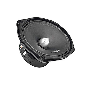 PRV AUDIO 2X 69MR500-4 Bullet Midrange 6x9 Speakers 500 Watts Program Power, 4 Ohm High Performance Pro Car Audio Loudspeaker with 1 Exclusive Lanyard (2 Speakers)