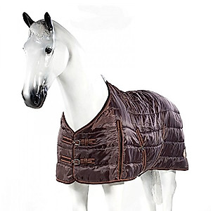 B Vertigo Horze Spirit Stable Sheet, Dark Brown/Dark Brown - 63