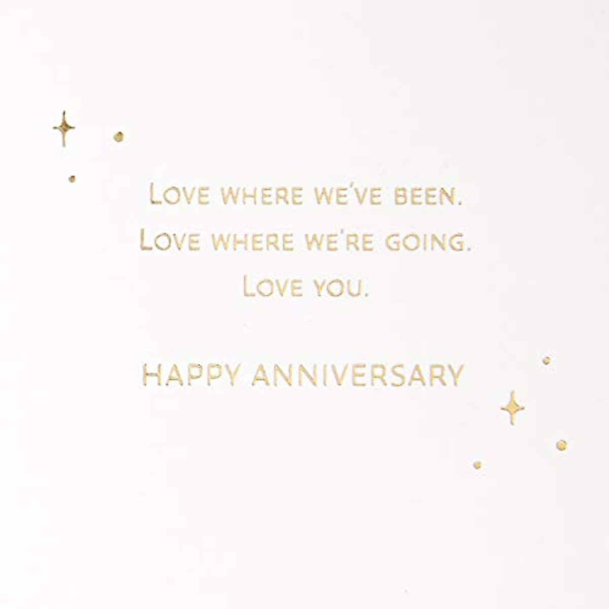 Hallmark Signature Wood Anniversary Card (Where We've Been, Where We're Going)