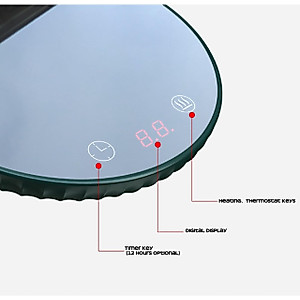 OVFRUQYJ Coffee Mug Warmer, Smart Auto On/Off Gravity Sensor Coffee Mug Warmer, Smart Coffee Mug Warmer for Desk, Office and Home, 4.53×4.53×0.79in, Dark Green, OVFRUQYJ198