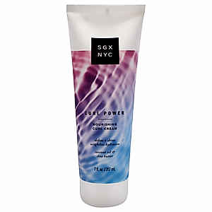 SGX NYC Curl Power Cream - Curly Hair Products for Frizz Elimination - Curl Cream with Coconut and Shea Butter for Curly and Wavy Hair - 7 oz