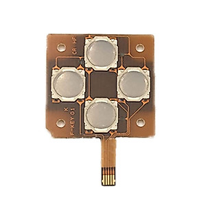 for New 3DS Direction Cross Button Left Keyboard with Flex Cable for Nintendo New 3DS / New 3DS XL LL D-Pad Button Board (New 3DS)