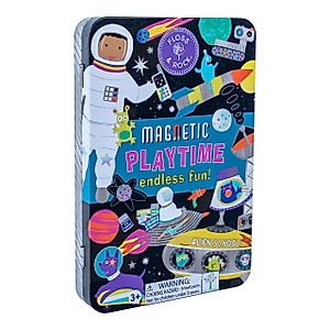 Floss & Rock Space Magnetic Playtime, 7.67-inch Height, Creative, Imaginative Play