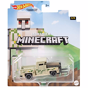 Hot Wheels 2021 - Minecraft - Character Cars - Iron Golem - 4/8 GYB68