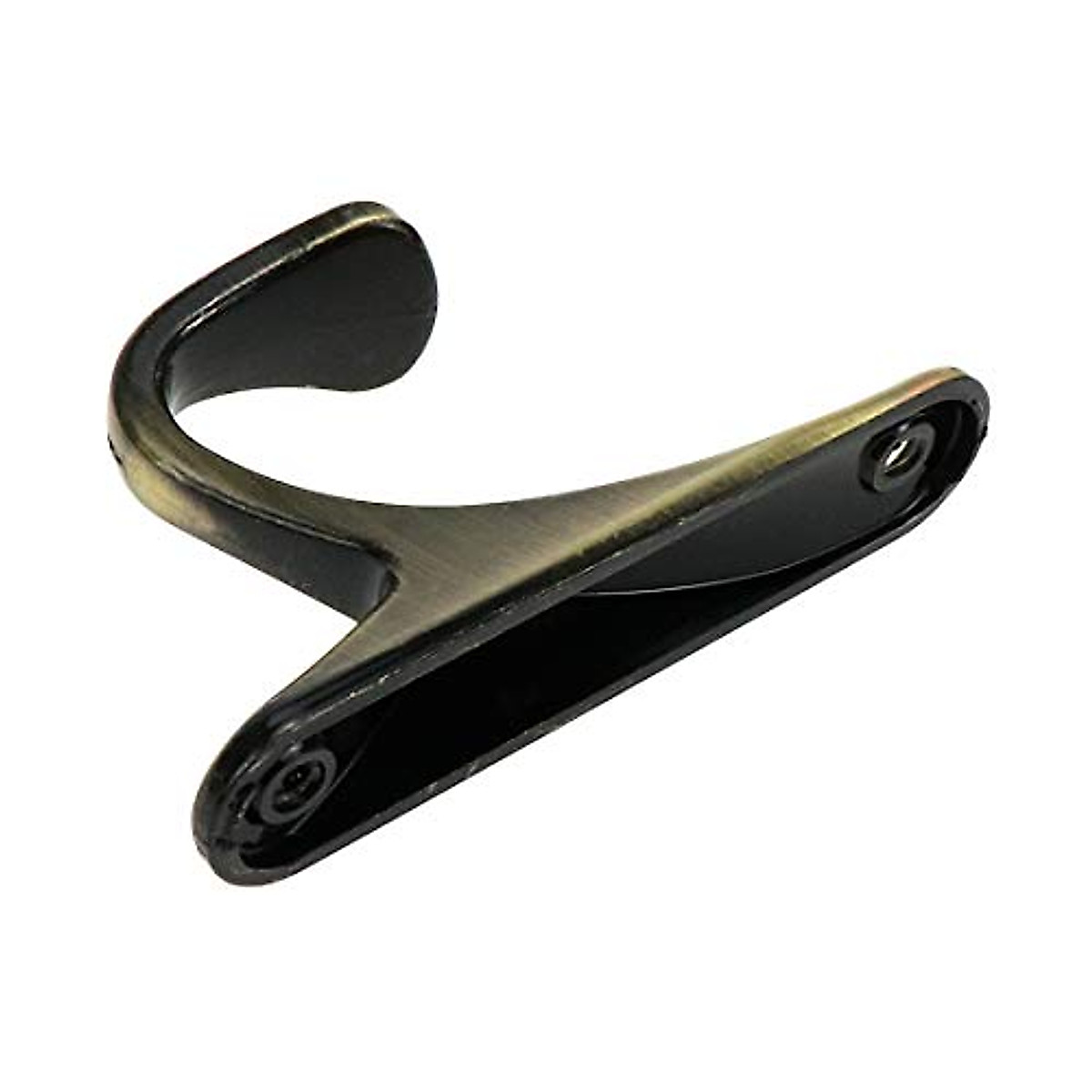 Meprotal Antique Wall Hook Key Coat Hanger Home Decor Decorative Hanging Hooks Tieback Holders with Screws for Bathroom Kitchen Bedroom (Bronze, Pack of 4)