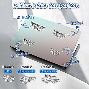 Miraki Booktrovert Definition Sticker, Book Lover Sticker, Book Club Sticker, Reading Sticker, Water Assitant Die-Cut Vinyl Bookish Decals for Laptop, Phone, Water Bottles, Kindle Sticker