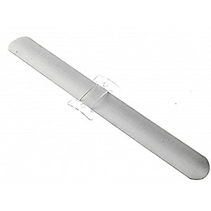 Floristrywarehouse Snap/Wrap Wristlet Corsage Bracelet White 1 Inch Wide x 2