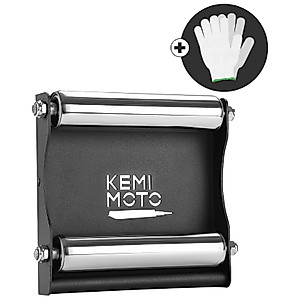 KEMIMOTO Motorcycle Wheel Cleaning Stand Portable Wheel Roller Stand Support Parking for Tire Cleaning Wheel Detailing Stand