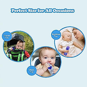 ROBBEAR Baby Teething Toys, Soft Silicone Teethers for Babies 3 6 12 18 Months, TV Remote Control Shape Infant Chew Toys for Boys and Girls, Baby Teething Relief, BPA Free (RC-Purple)