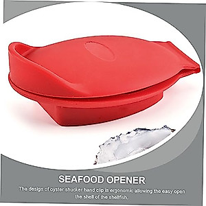 Seafood Shucking Tools 4pcs Silicone Oyster Clip silicone jar opener silicone gloves Silica gel Silicone Oyster Opener lobster Kitchen Gadgets seafood Kitchen Tool Opener Tools