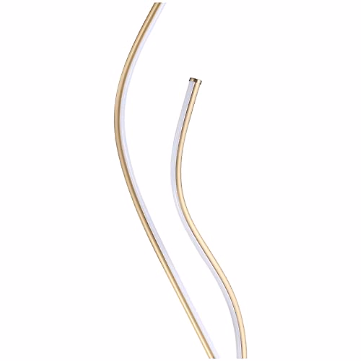 JONATHAN Y JYL7008B Cairo 63.75" LED Integrated Floor Lamp, Modern, Contemporary, Elegant, Office, Living Room, Family Room, Guest Room, Dining Room, Bedroom, Hallway, Foyer, Gold