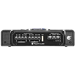 Planet Audio AC800.4 4 Channel Car Amplifier - 800 Watts, Full Range, Class A/B, 2-4 Ohm Stable, Mosfet Power Supply, Bridgeable