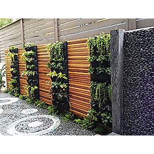 Delectable Garden Cloth 12 Pocket Hanging Vertical Garden Wall Planter for Yard Garden Home Decoration