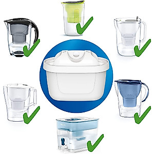 NRP 6-pack Standard Pitcher Water Filter Replacement for Brita Water Jugs (Mavea Maxtra, 1001122), Crofton & MORE