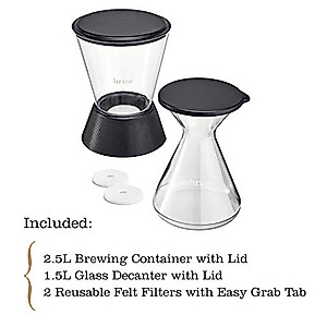 Brim Smart Valve Cold Brew Coffee Maker