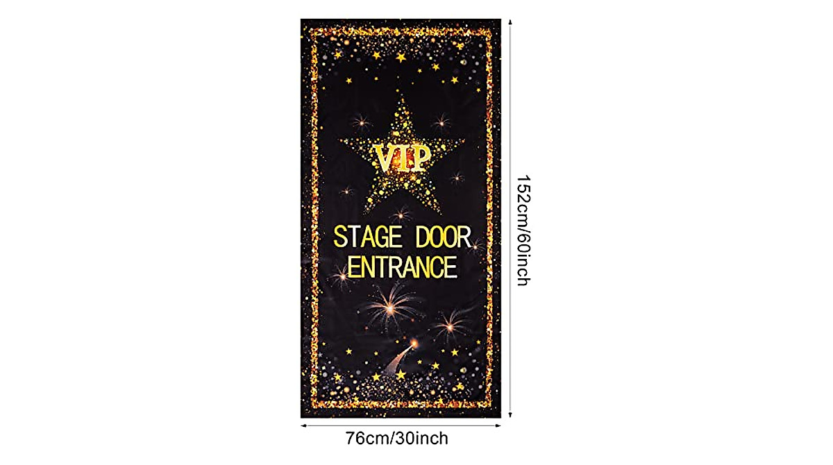 VIP Stage Door Cover for Movie & Party Events - 30x60 Inches