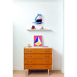 Omy 3D Shark Mask Craft Kit, Arts and Craft DIY Creative Mask Kit for Kids