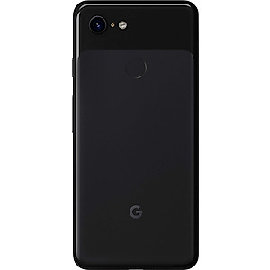 Google Pixel 3 Unlocked GSM/CDMA - US Warranty (Just Black, 128GB) (Renewed)
