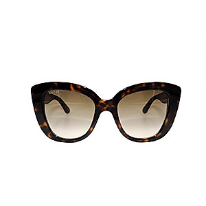 Gucci GG0327S - 002 Sunglasses Tortoise w/Brown Lens 52mm