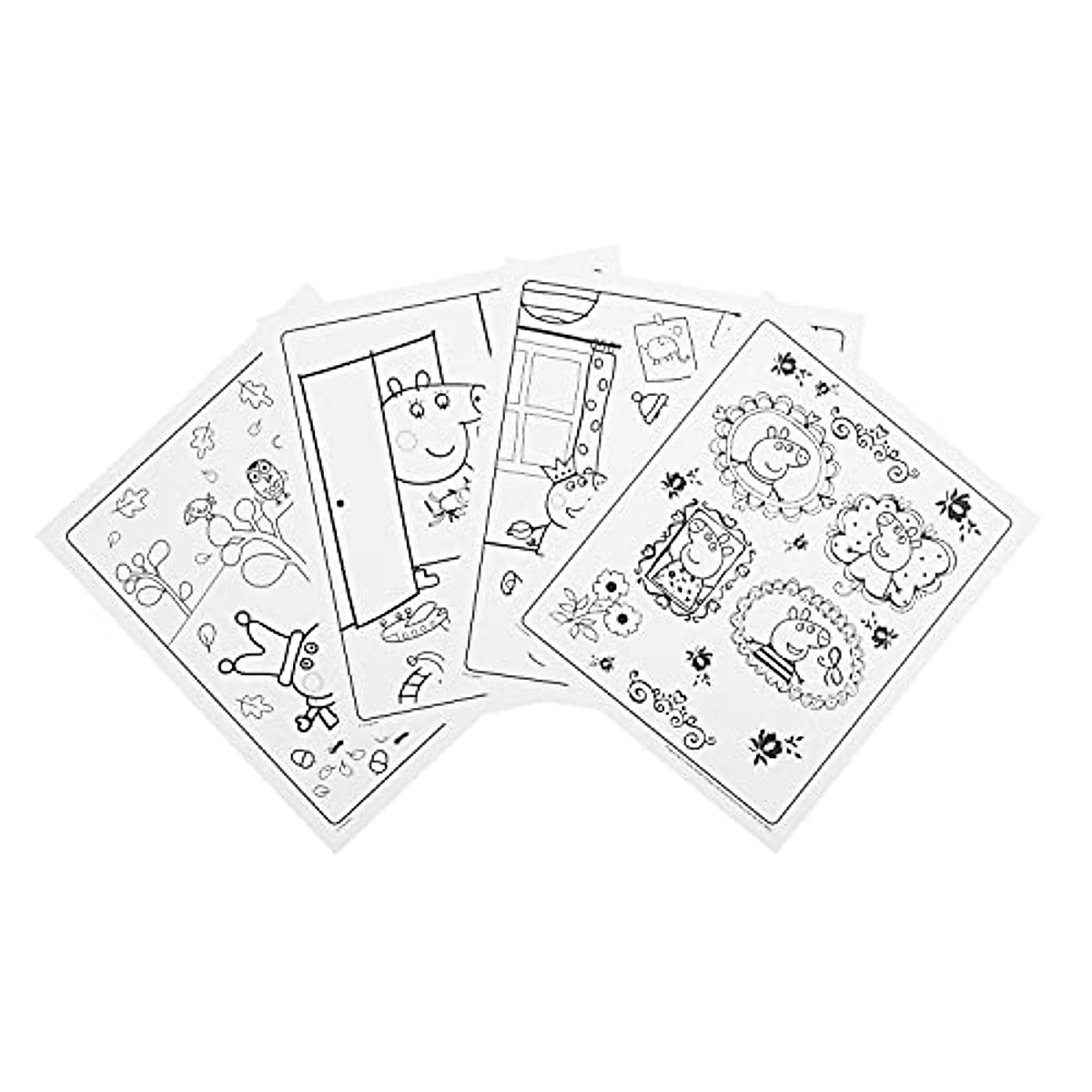 Crayola Peppa Pig Coloring Pages and Stickers, Gift for Kids, Ages 3, 4, 5, 6