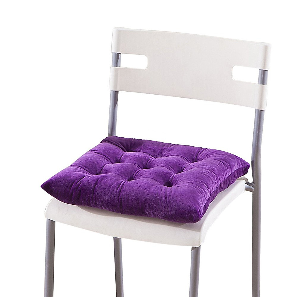 TGone Pads Home Kitchen Office Chair Cushion Pads Seat Indoor Kitchen,Dining & Bar Lumbar Support Pillow Office Chair Massage And Heat (Orange,Coffee,purple,red,Army Green,Blue,Sky blue, One Size)