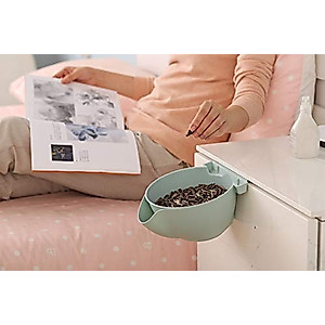 ONEYIM Multi-function Snack Box Storage Box Double Layer Container Household Snack Serving Dish Organizer - Perfect For Snacks, Fruit, or Pistachio/Sunflower Seeds Storage Box- Bonus Phone Slot