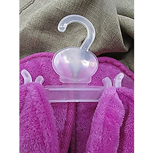 NAHANCO JLP156100 Plastic Sandal/Flip-Flops Display Hangers, 3 7/8" - Natural (Pack of 100)