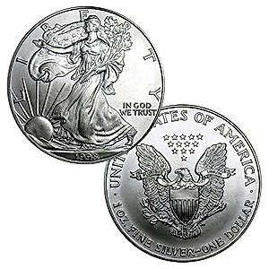 1998 Silver Eagle In US Mint Gift Box $1 Brilliant Uncirculated