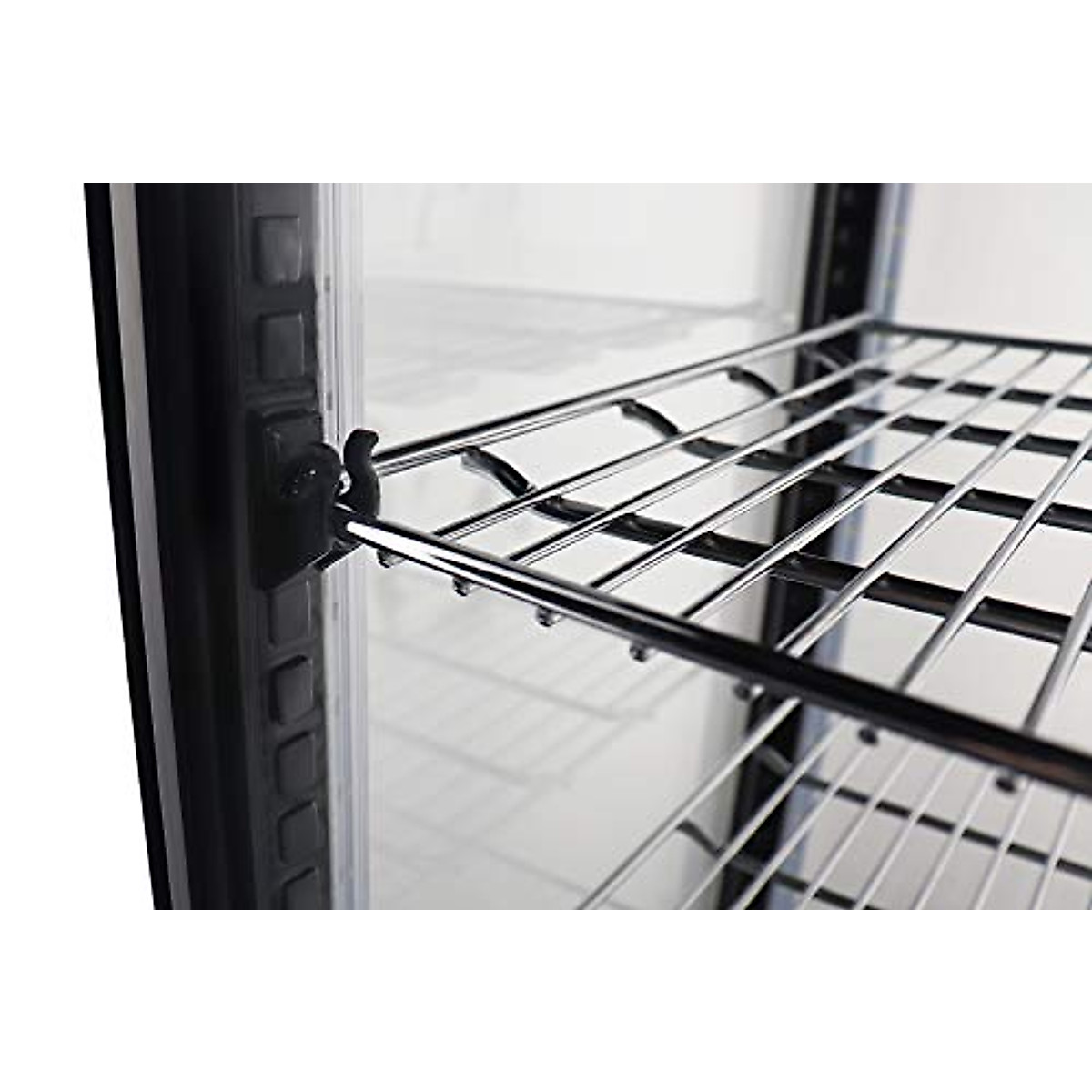 KoolMore CDCU-3C-BK Display Refrigerator, Black, 3cubic feet