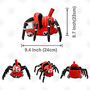 BDZZO Choo Choo Charles Plush,(10Inch/26cm) Charles Train Toys, Soft Stuffed Animals, Monster Horror Game Plush,Spider Plush Toy, Gift for Boys and Girls (A)