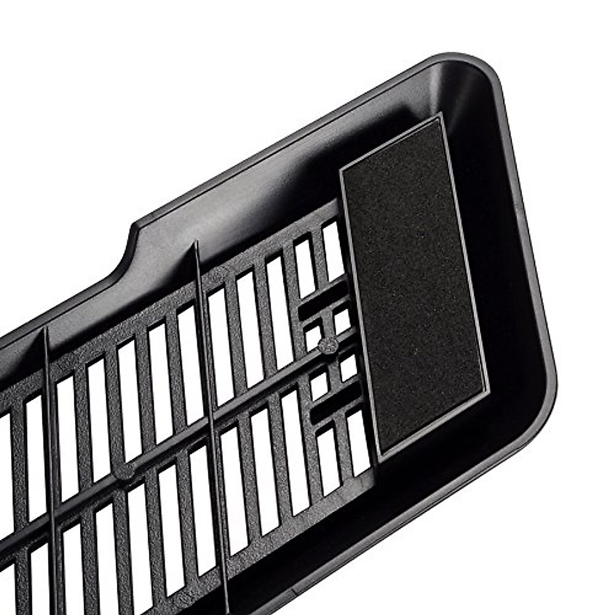 eXtremeRate Black Vertical Stand for PS4 Pro Console, Steady Base Mount Holder for PS4 Pro Console, Bracket Stand for PS4 Pro Console with Built-in Cooling Vents Non-Slip Feet