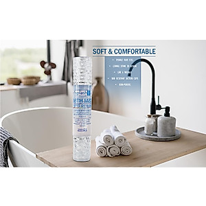 Splash Home Order Bathtub Mat Non-Slip, Shower Mat with 112 Suction Cups and Drain Holes Bath Mat for Tub, 27 L x 14 W Inches, Machine Washable, PVC - Clear