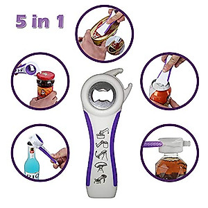 8 Pieces Rubber Jar Gripper Pads Round Kitchen Coasters Multi-Purpose Bottle Lid Openers Jar Opener for Weak Hands Seniors with Arthritis