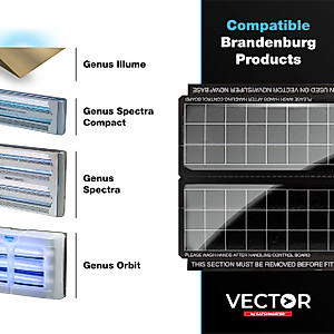 Catchmaster Vector Trap Replacement, Unscented Glue Boards, UV Light Fly Traps For Home, Sticky Gnat Traps for House Indoor, UV Lamp Insect & Mosquito Killer Refill, Adhesive Bug Light Boards, 12-Pack