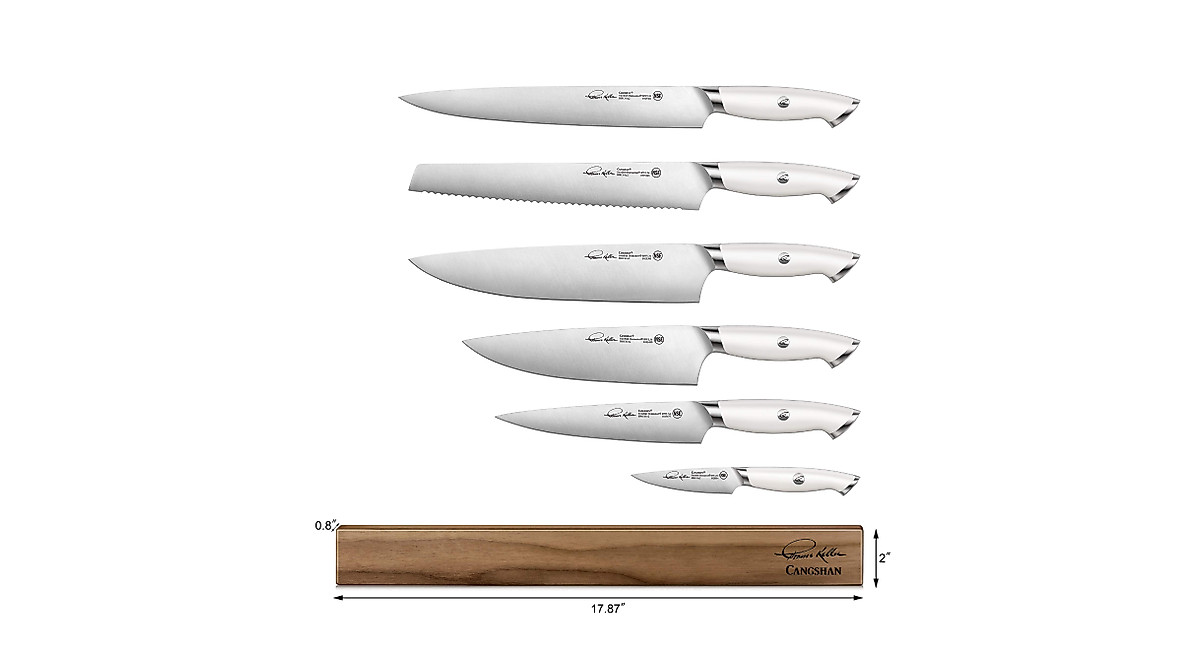 Cangshan Thomas Keller 7-Piece Magnetic Knife Set - Superior Precision