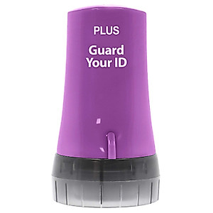 Guard Your ID Advanced Security Roller 2.0 for Identity Theft Prevention Stamping Purple