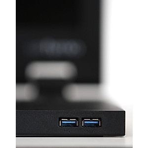 KVM Console 17.3 Full HD - Made in USA - TAA Compliant - 1U Rackmount Console Rack - Server Rack Mount Monitor with 1920 x 1080 Resolution - Rackmount Monitor with VGA & Display Port by Uptyma