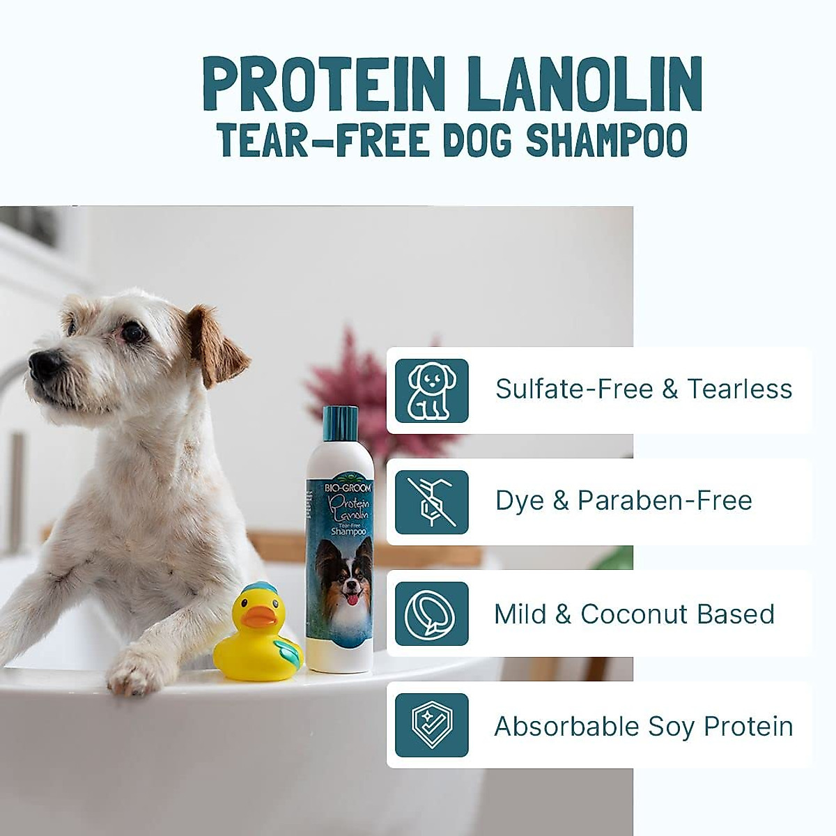 Bio-groom 20025 Protein Lanolin Shampoo 2 5 Gallon