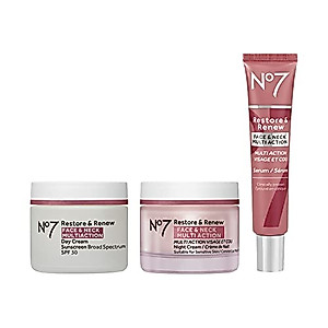 No7 Restore & Renew Face & Neck Multi Action Skincare System