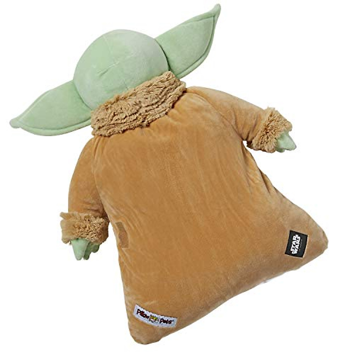 Pillow Pets The Child Grogu Stuffed Animal, Disney Star Wars The Mandalorian Plush Toy, Green